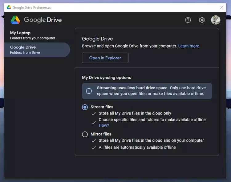 Paano I-sync ang Google Drive at OneDrive Files sa Iyong Computer 10045_6