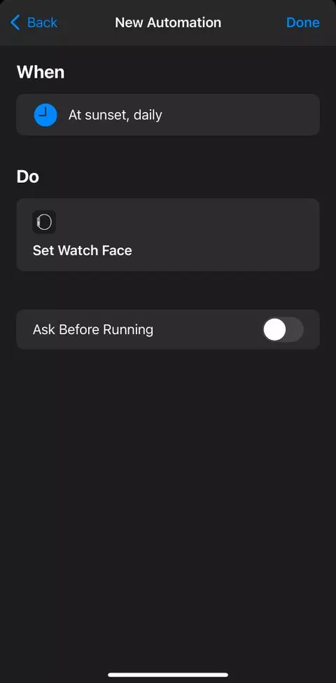 Hoe kinne jo Apple Watch Shortcut Automations brûke en 3 foarbylden om te besykjen 10049_9