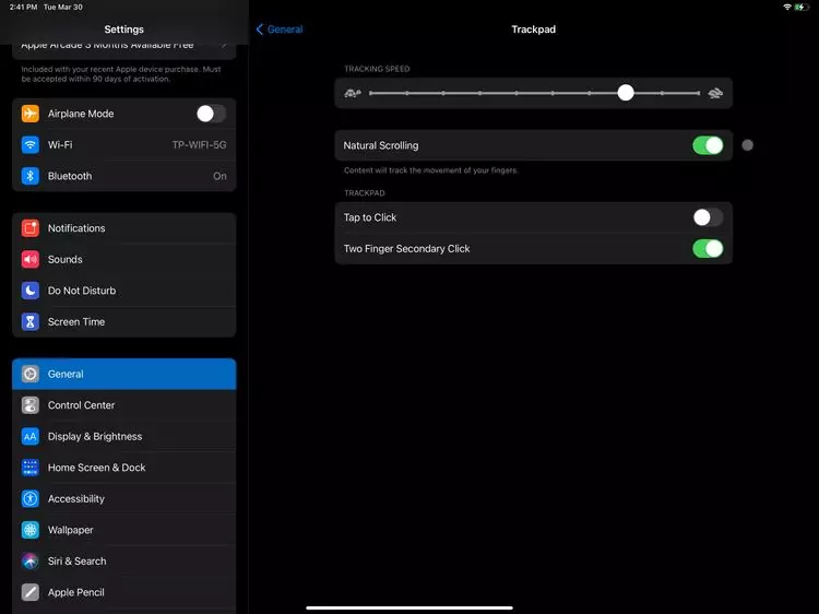 Cara Menghubungkan dan Menggunakan Trackpad Dengan iPad Anda 10067_4