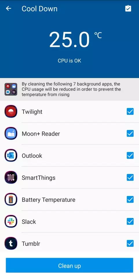 3 aplikácie, ktoré zastavia prehrievanie vášho telefónu s Androidom 10491_11