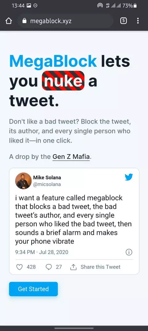 Kako blokirati svakoga tko je volio loš Tweet u jednom hitu 10633_2