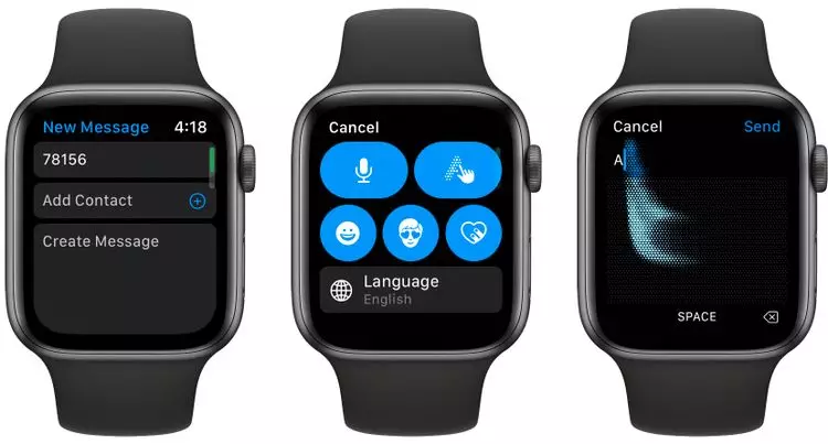 Cara Menulis Pesan Singkat di Apple Watch Anda Dengan Scribble 11118_2