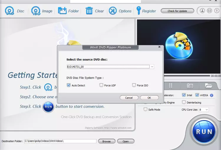 Cum să extrageți orice DVD în video MP4 pe PC cu WinX DVD Ripper 11470_5