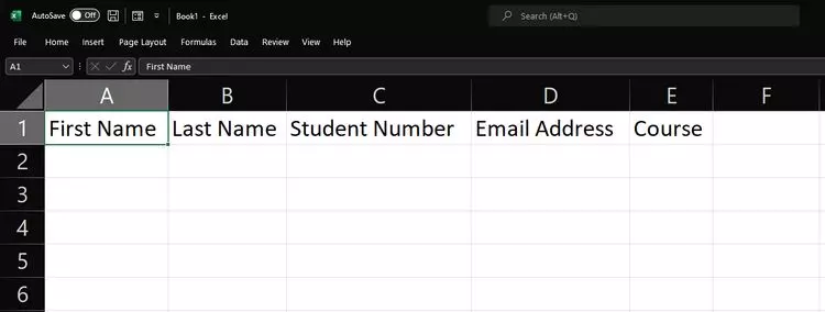 So erstellen Sie Excel-Formulare für Dateneingabetabellen