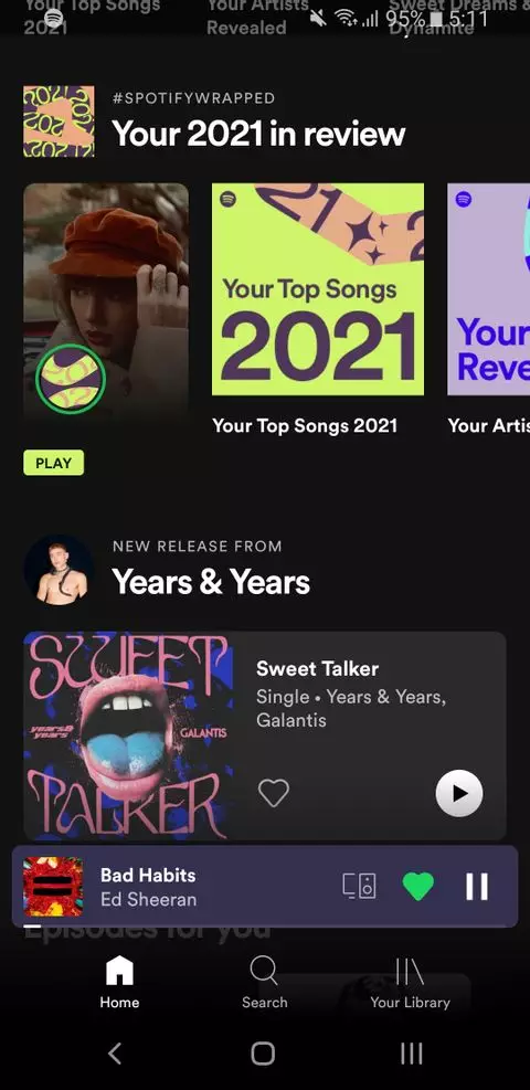 Spotify përfundoi 2021 ka mbërritur: Ja se si të shikoni tuajat 11651_2