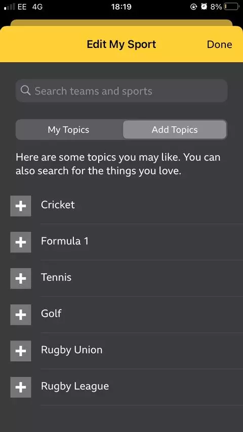 As 7 mellores aplicacións para comprobar os resultados deportivos no teu iPhone 116_11