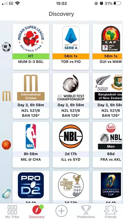 7 geriausios programos, skirtos sporto rezultatams patikrinti jūsų „iPhone“. 116_16