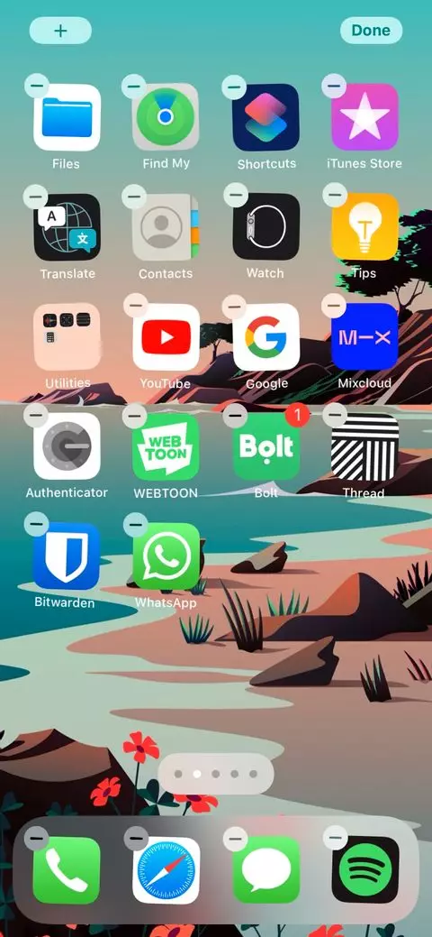 Giunsa Pagtangtang ang Mga Panid sa Home Screen sa Imong iPhone ug iPad 11720_2