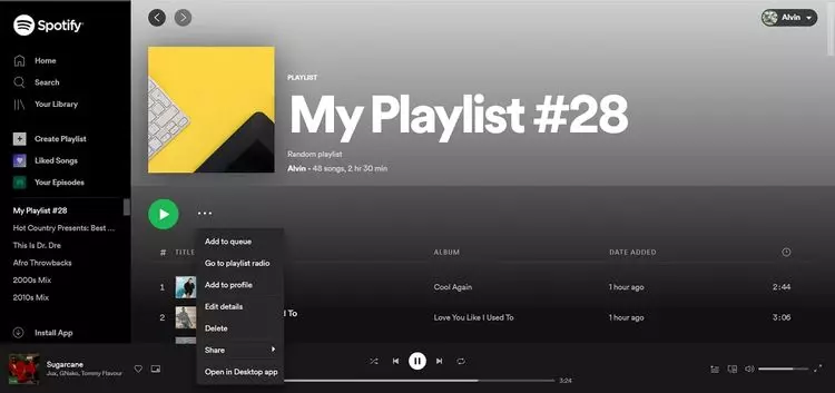 Як выдаліць спіс прайгравання на Spotify 11729_5