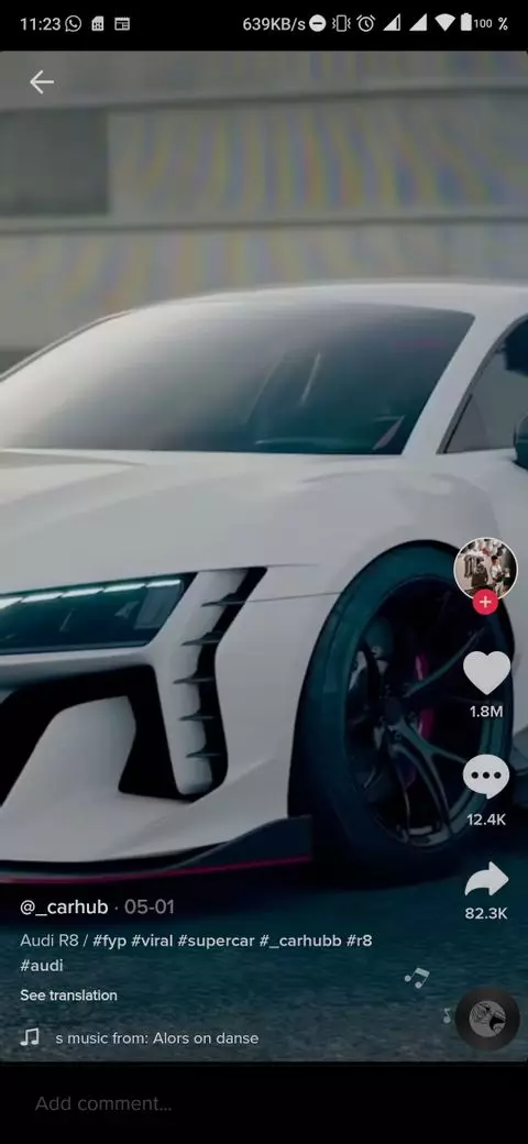 Conas Físeán TikTok a Úsáid mar Cúlbhrat Beo ar Android 11757_2