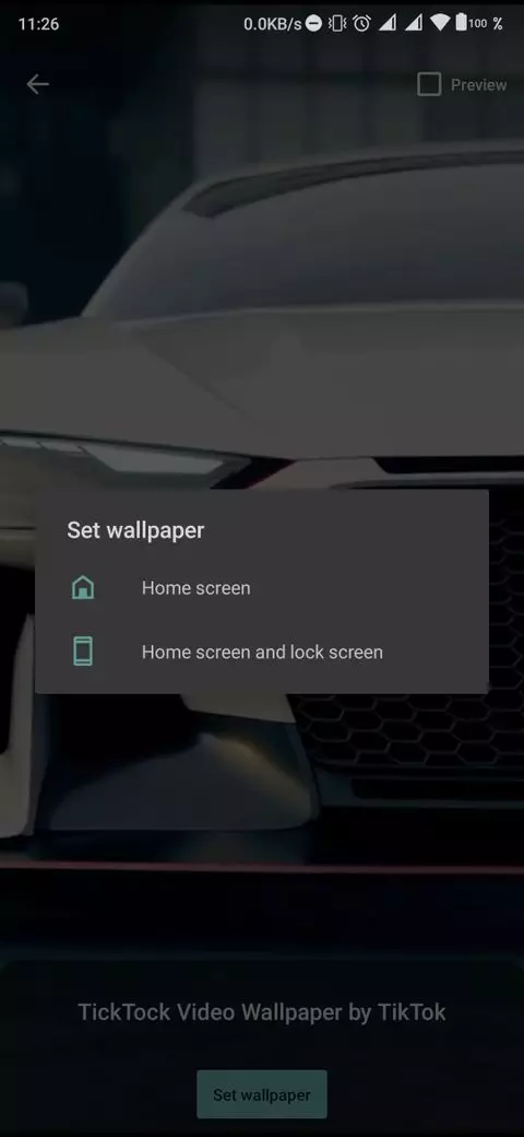 Чӣ тавр истифода бурдани видеои TikTok ҳамчун обои зинда дар Android 11757_4