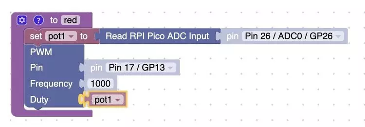 Skep stemmingsbeligting met blokgebaseerde kodering op Raspberry Pi Pico 11784_8
