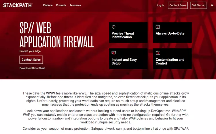 Déi 8 Bescht Web Applikatioun Firewall Servicer fir Är Websäit ze schützen 11807_8