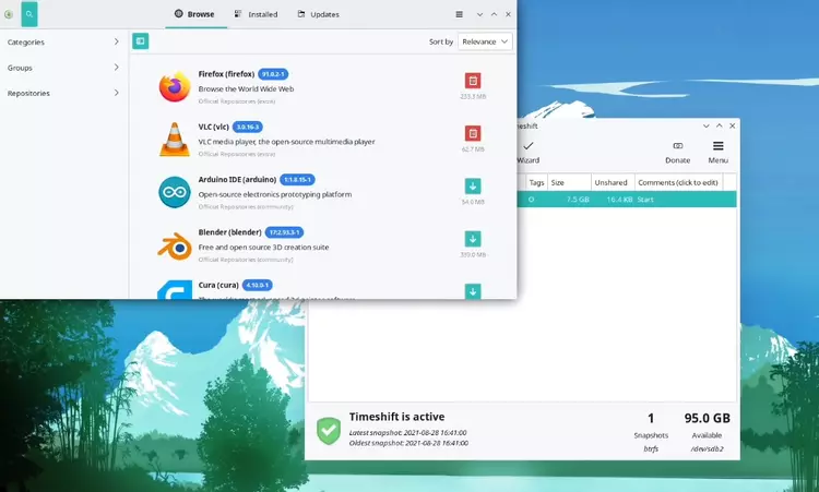 Manjaro 21.1.0 Pahvo нұсқасында қандай жаңалықтар бар? Сіз білуіңіз керек барлық нәрсе 1182_3