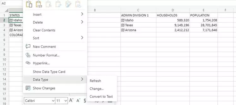 Как использовать функцию географии в Microsoft Excel 11910_5