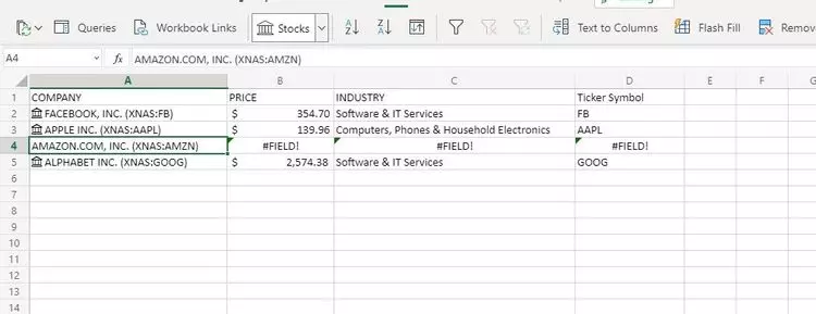 Как использовать функцию географии в Microsoft Excel 11910_8