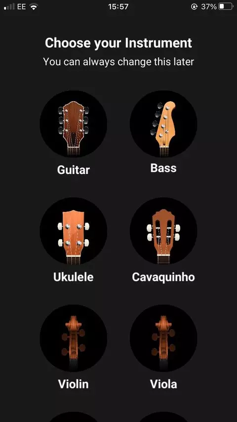 Ang 5 Pinakamahusay na Apps para sa Pag-tune ng Iyong Gitara sa iPhone o Android 11957_6