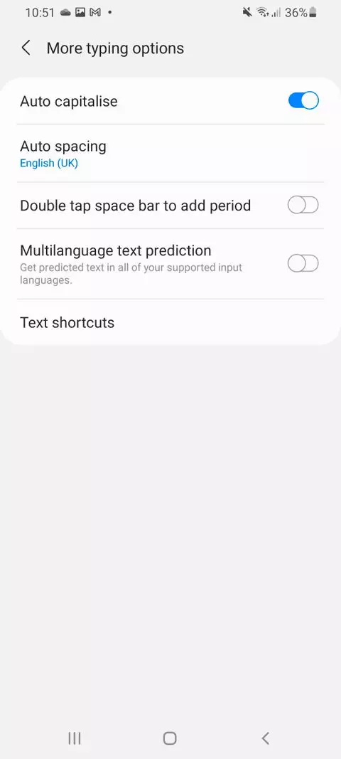 Ahoana ny fametrahana Shortcut Text Custom amin'ny telefaona Android anao 12139_12