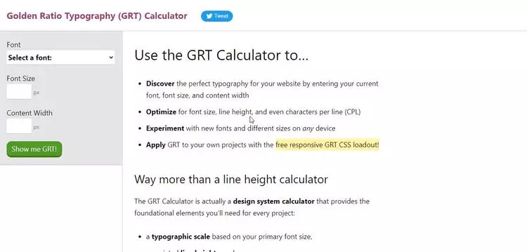 6 Mga Calculator ng Laki ng Font para sa Mas Magagandang Mensahe 1232_2