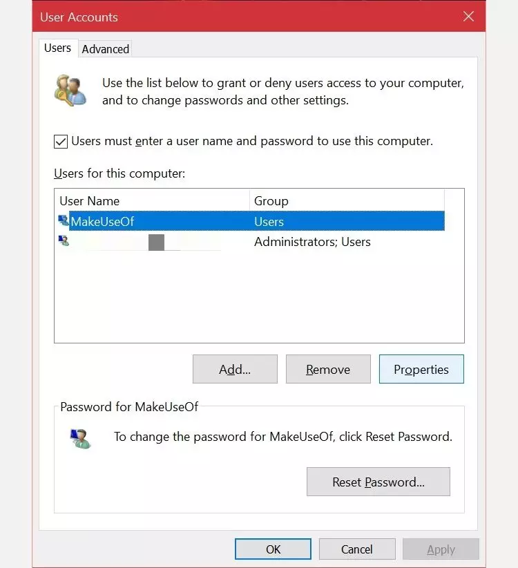 4 spôsoby, ako zmeniť typ používateľského účtu v systéme Windows 10 12367_4