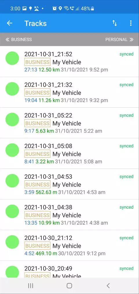 Porogaramu 7 nziza ya Mileage Tracker ya Android 12385_10