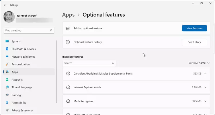 Cara Menambah atau Mengalih Keluar Ciri Pilihan dalam Windows 11 12386_2