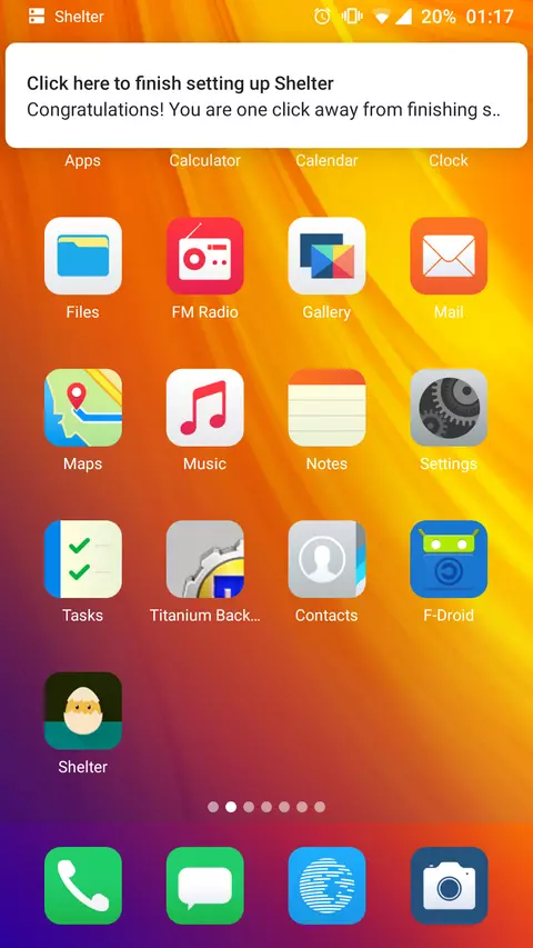 วิธีใช้แอพ Shelter to Sandbox บน Android 12428_4