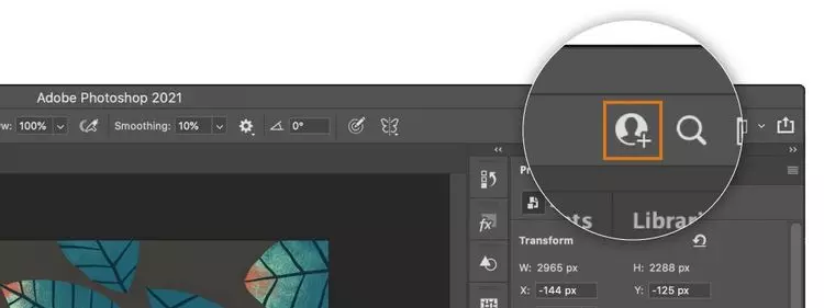 Photoshop, Illustrator และ Fresco เพิ่มการทำงานร่วมกันของเอกสาร 12460_2