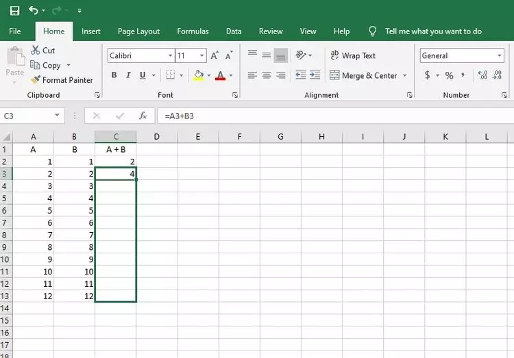 Kako kopirati formule v Microsoft Excel 12473_8