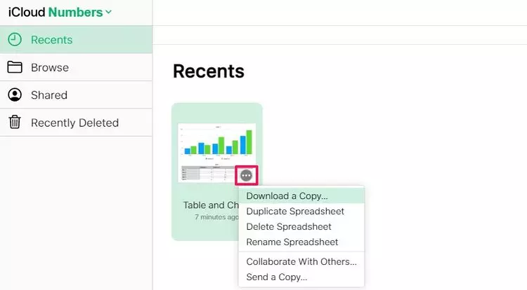 Cómo convertir archivos de números en hojas de cálculo de Excel 12475_6