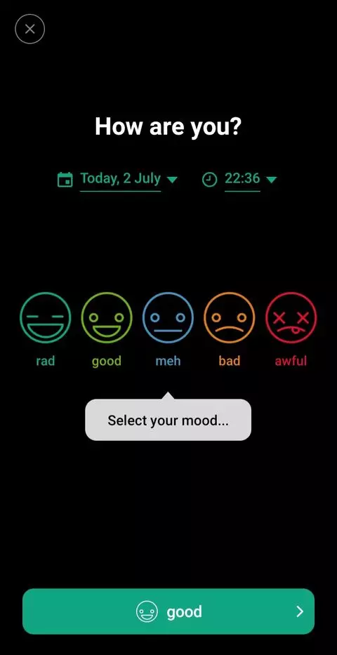 แอพ Mood Tracker ที่ดีที่สุด 6 อันดับสำหรับ iOS และ Android 12569_2