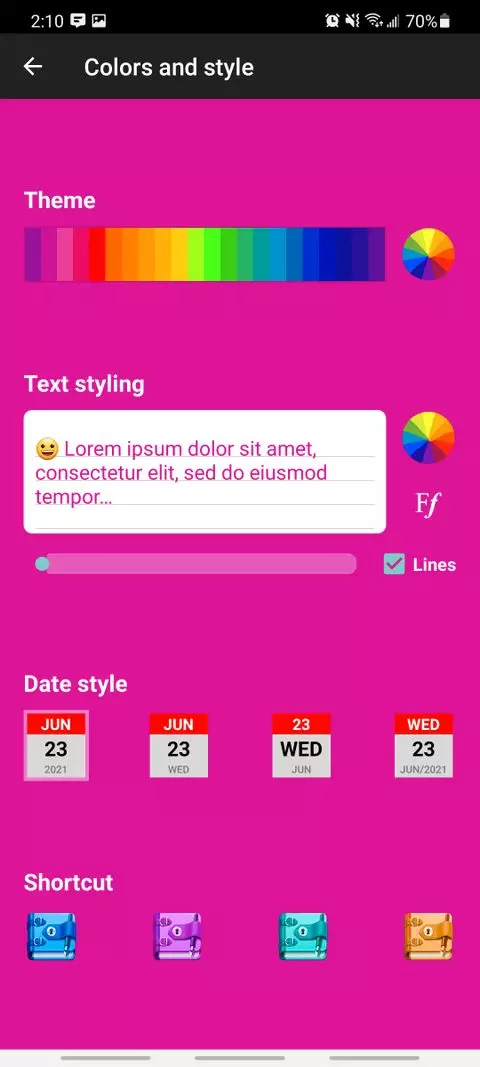 8 Aplikasi Diary Android Anu Anjeun Bisa Dikonci Sapertos Diary Nyata 12570_5