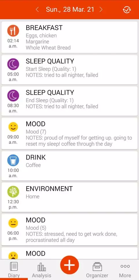 5-те най-добри приложения за здравни журнали за Android 12573_14