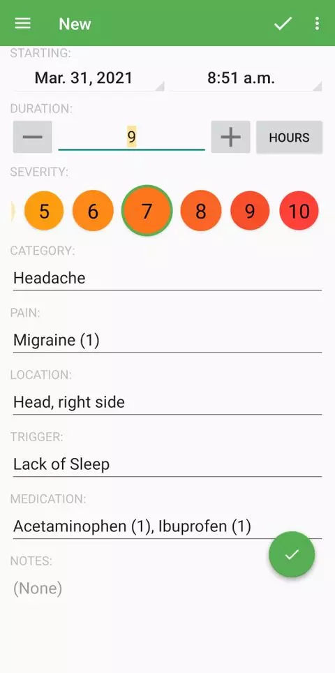 5 najboljših aplikacij Health Journal za Android 12573_6
