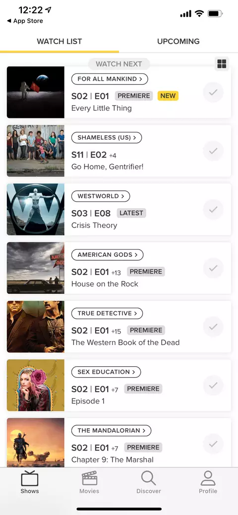 Déi 10 Bescht iPhone Apps fir Filmer an Fernsehsendungen ze verfolgen 12604_5