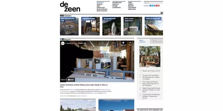 De 7 bedste websteder til design og arkitektonisk inspiration 1306_8