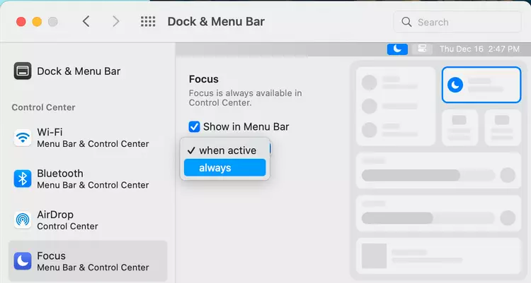 Hai bisogno di ridurre al minimo le distrazioni sul tuo Mac? Ecco come utilizzare le modalità di messa a fuoco 1339_3