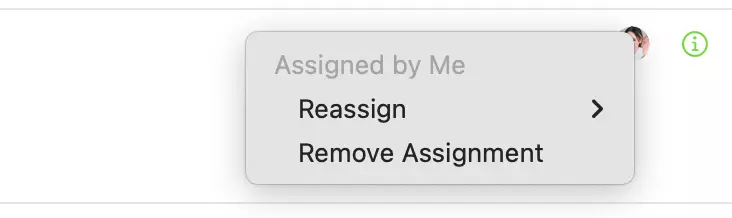 Hur man tilldelar uppgifter till personer med påminnelser på en Mac 1344_5