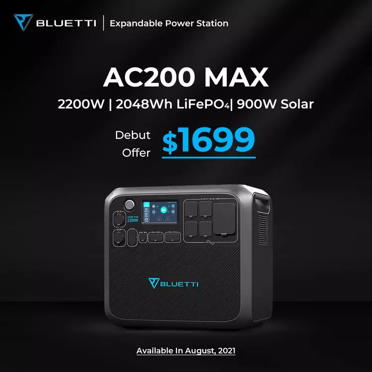 Precisa de energia ainda mais portátil? Considere o Bluetti AC200MAX e AC300 13479_4