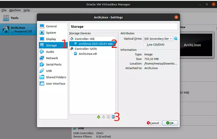 Com instal·lar Arch Linux a VirtualBox mitjançant l'instal·lador guiat 13501_14