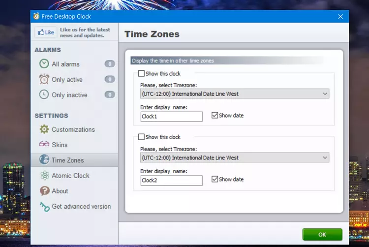 Maitiro ekugadzirisa iyo System Tray Clock paWindows 13539_4