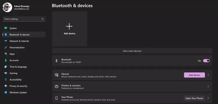 Hoe kinne jo Bluetooth brûke op Windows 11 13564_2