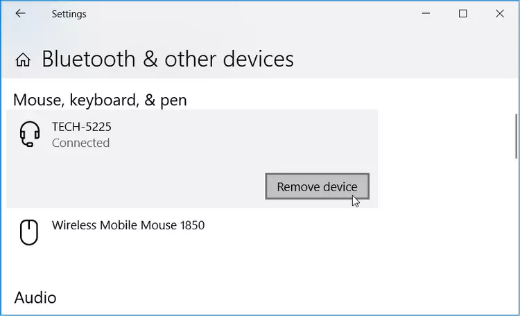 7 modi per rimuovere i dispositivi Bluetooth problematici su Windows 13654_2