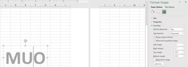 Hoe om 'n watermerk in Microsoft Excel by te voeg 13773_11