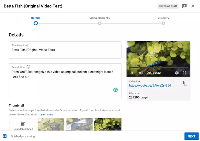 कैसे जांचें कि कोई वीडियो कॉपीराइट किया गया है 13803_4