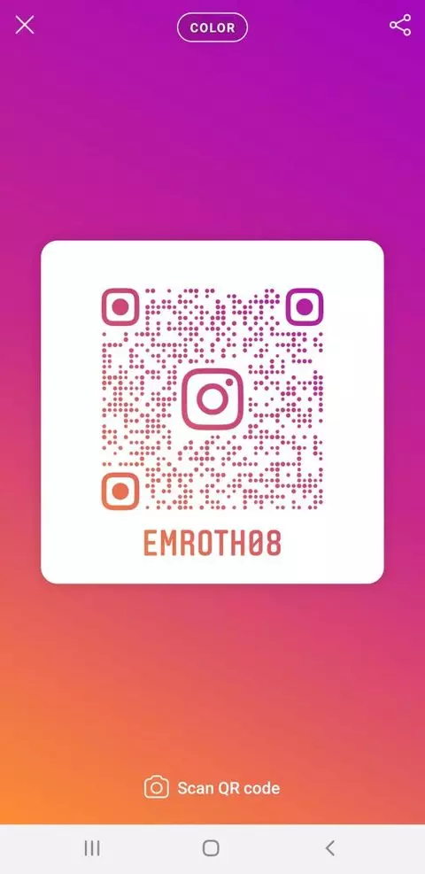 Seolann Instagram Cóid QR chun Cabhrú Leat Daoine a Leanúint 13885_3