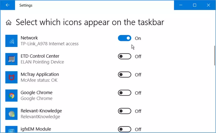 6 maneres de solucionar una icona de Wi-Fi que falta a la barra de tasques de Windows 10 13921_3