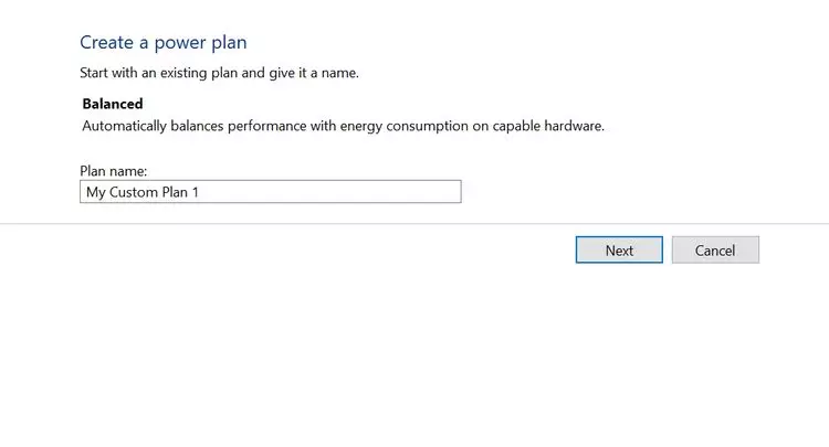 In hantlieding foar Windows 10's Power Options 1399_4