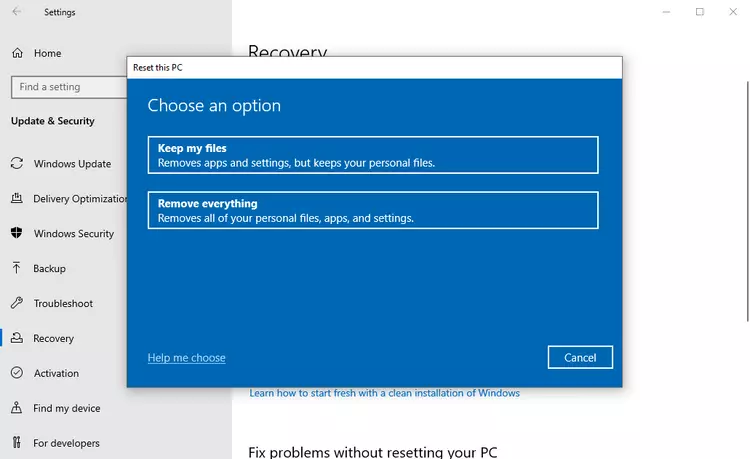Kako popraviti kodo napake Windows 10 0xc00000e 14056_4