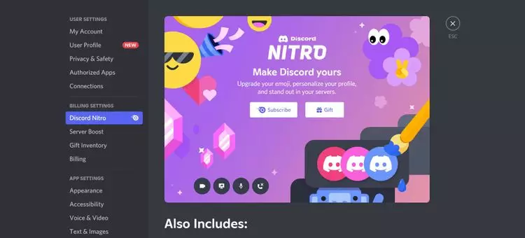 Meriv çawa Di Sermaseya Sermaseyê û Mobîl de Di Discord Nitro-yê de tê abone 14111_3